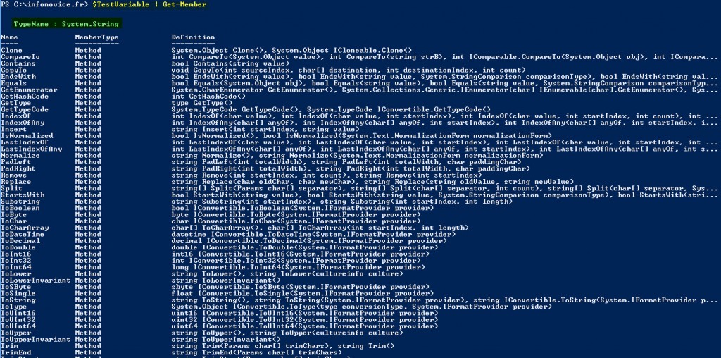 Découvrir les commandes de base sous PowerShell | InfoNovice.fr